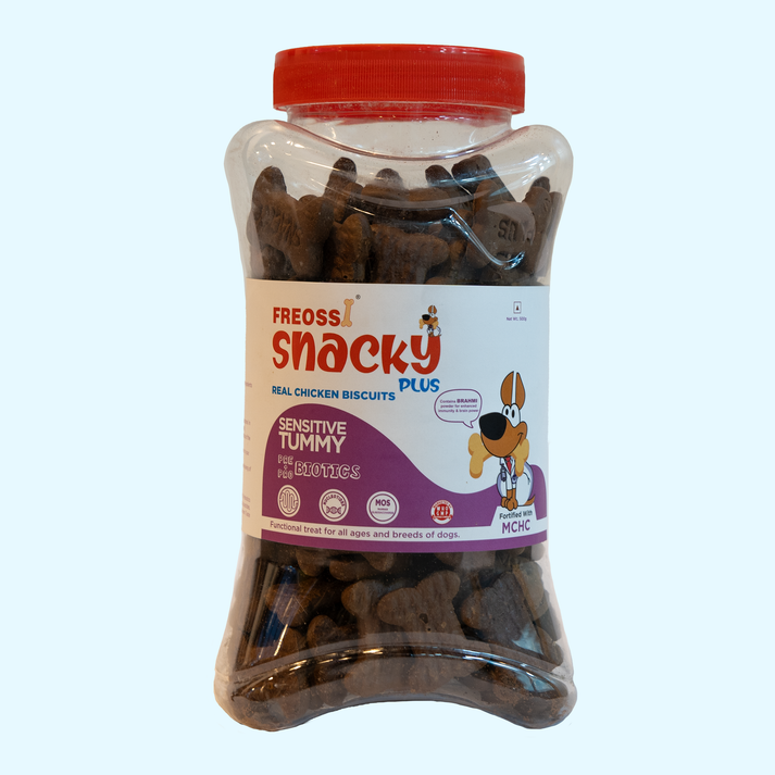 Snacky Plus Sensitive Tummy Dog Biscuits | Freossi